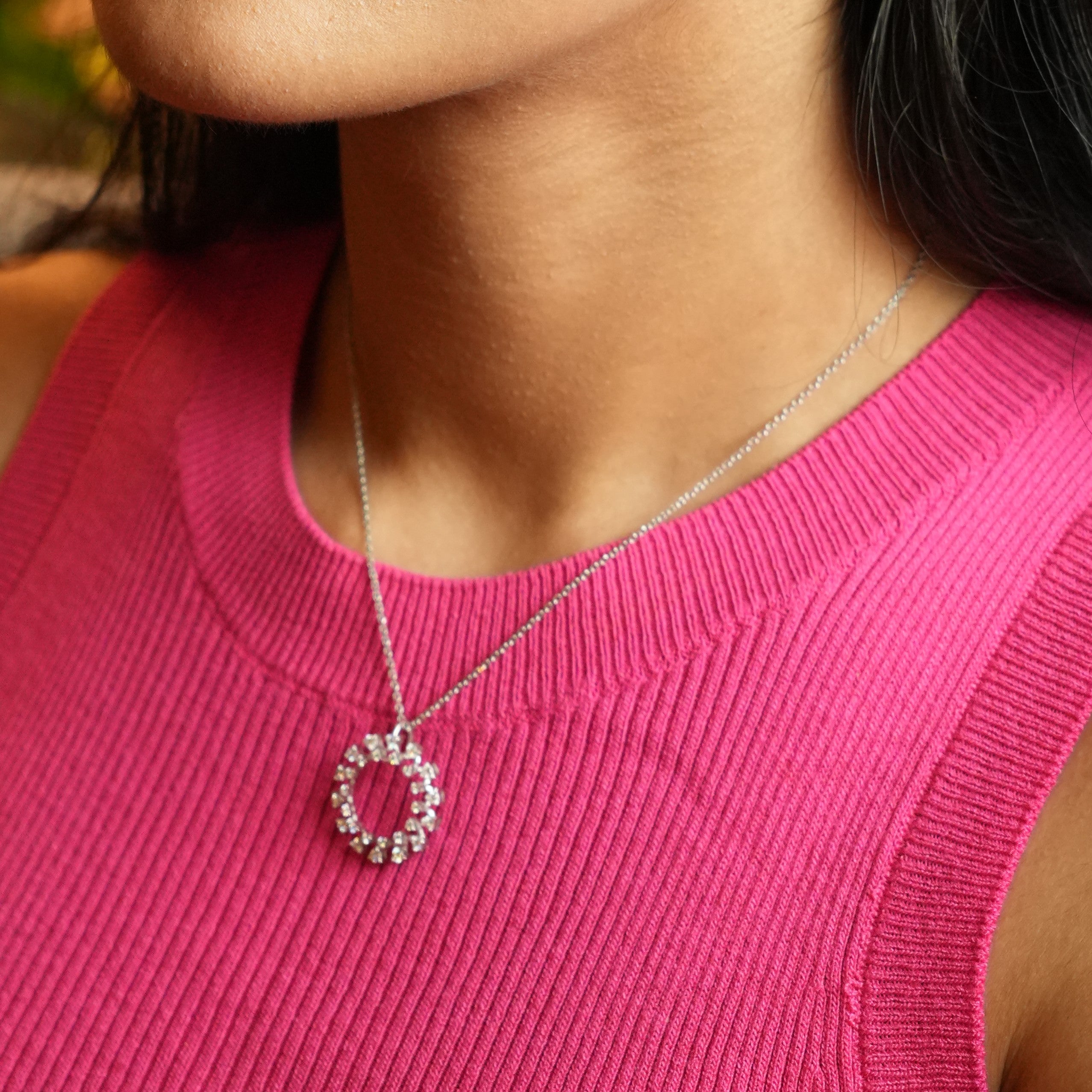 Celeste Circle Pendant | Proffini Jewels