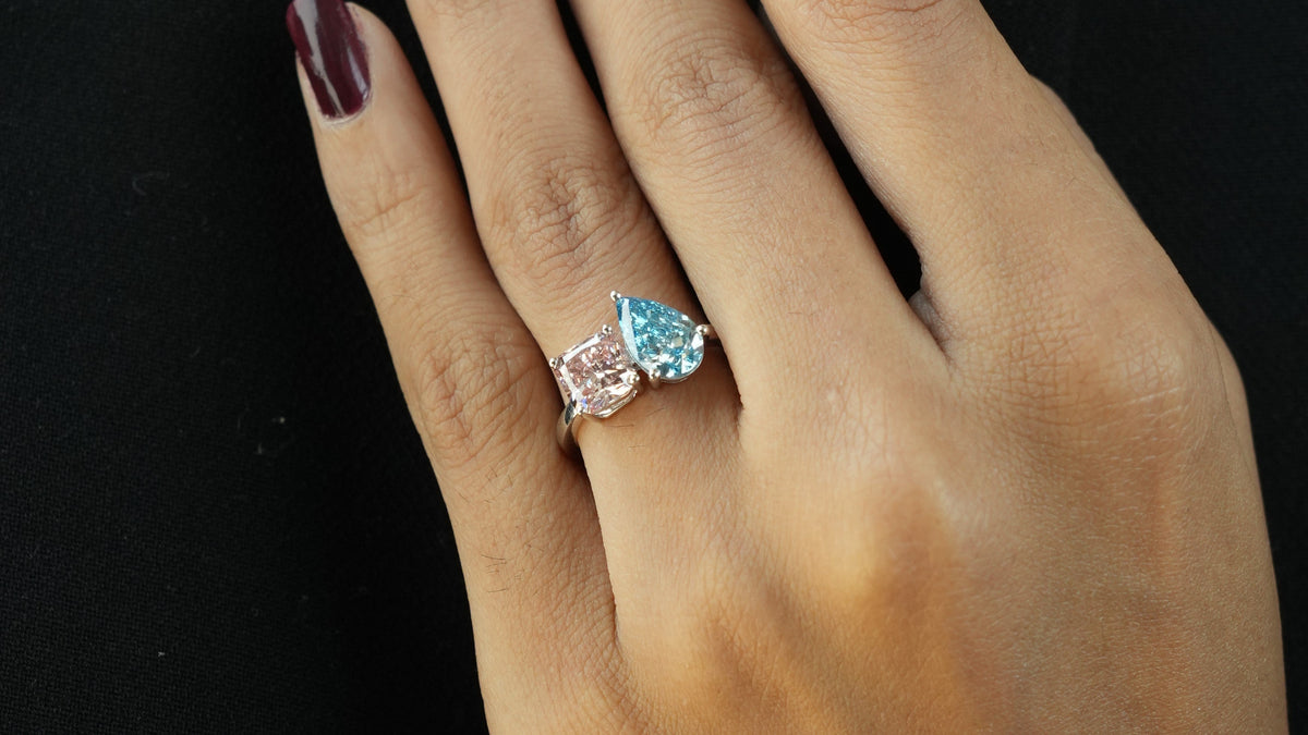Two stone rings | Proffini Jewels