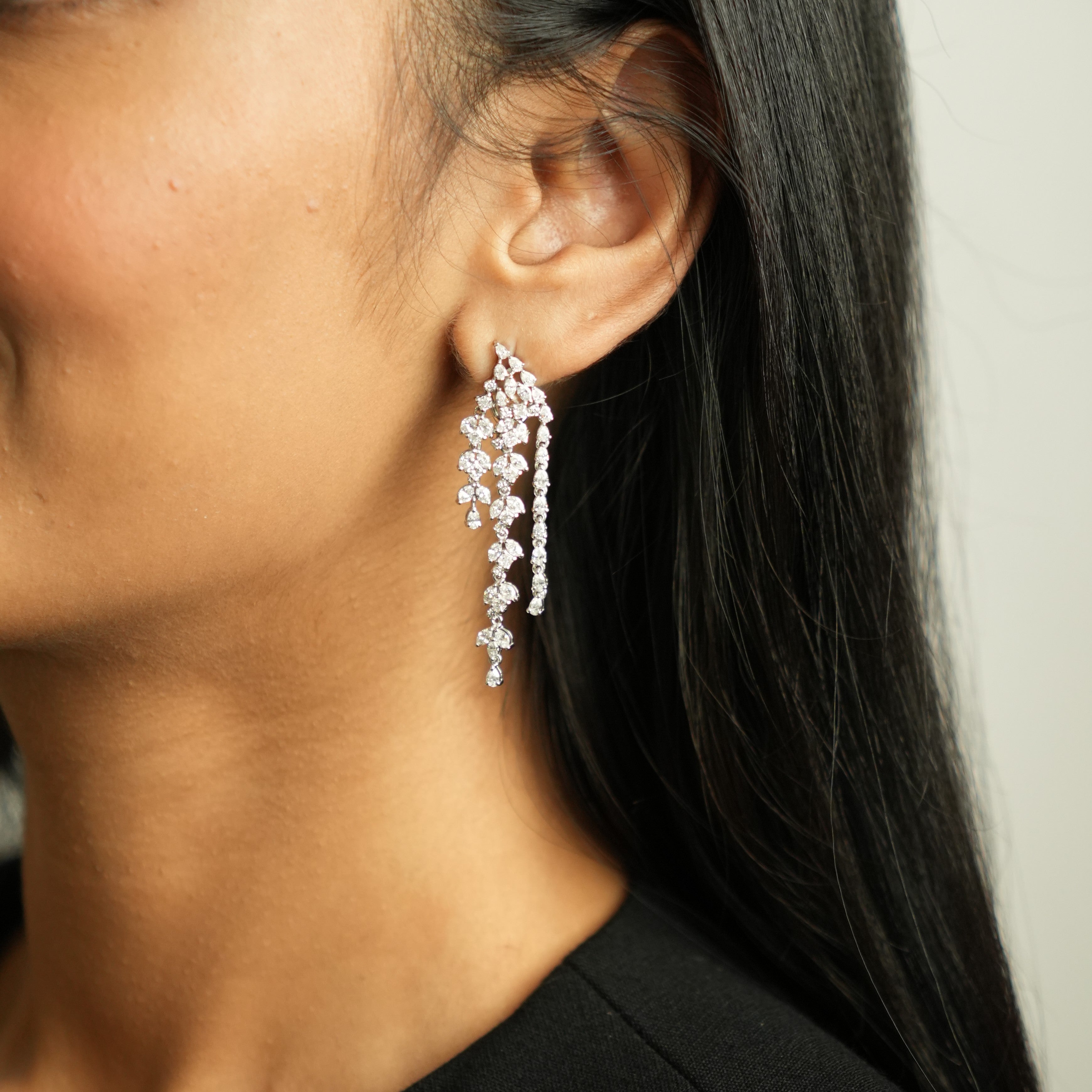 Starlit Dangling Earrings | Proffini Jewels