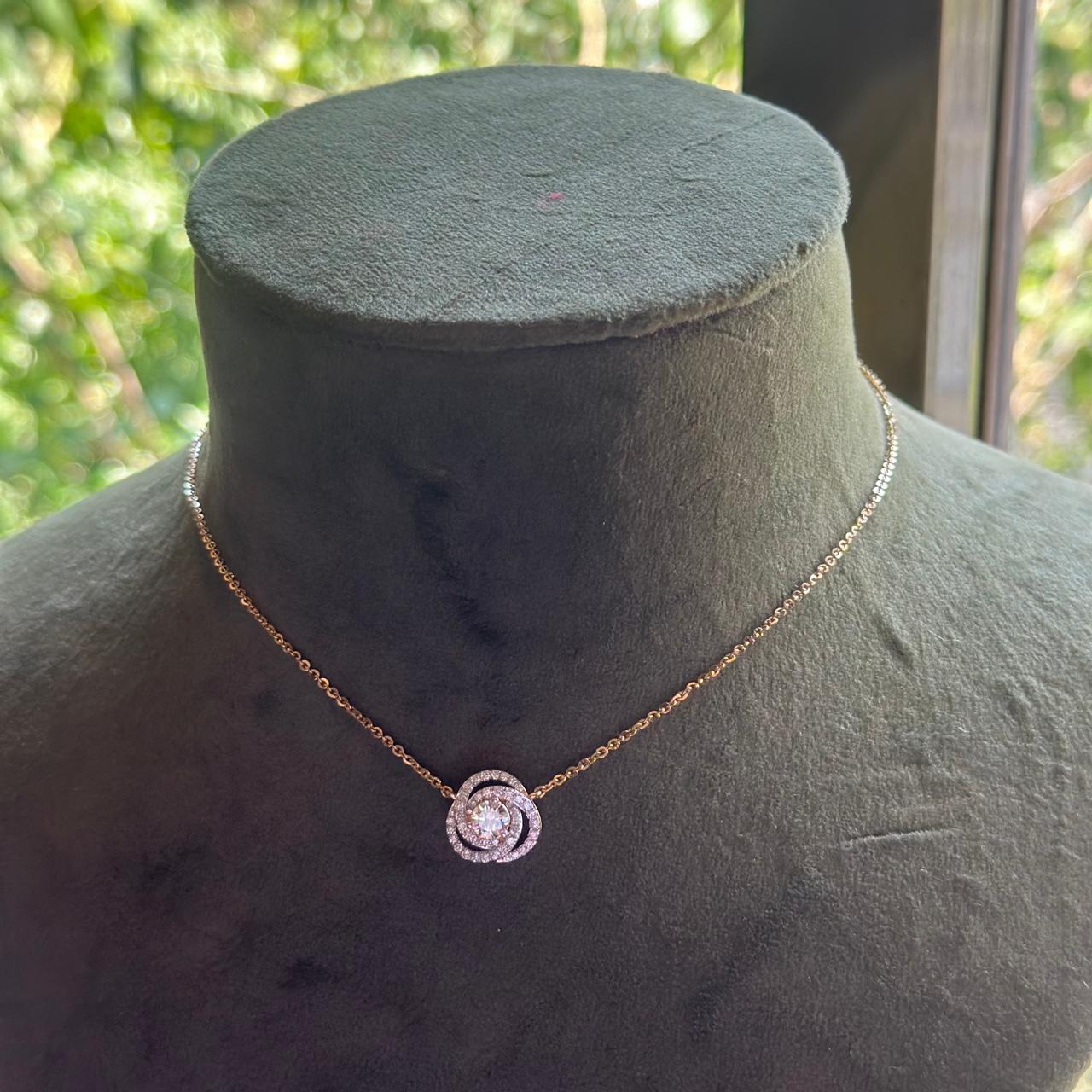 Luna Halo necklace | Proffini Jewels