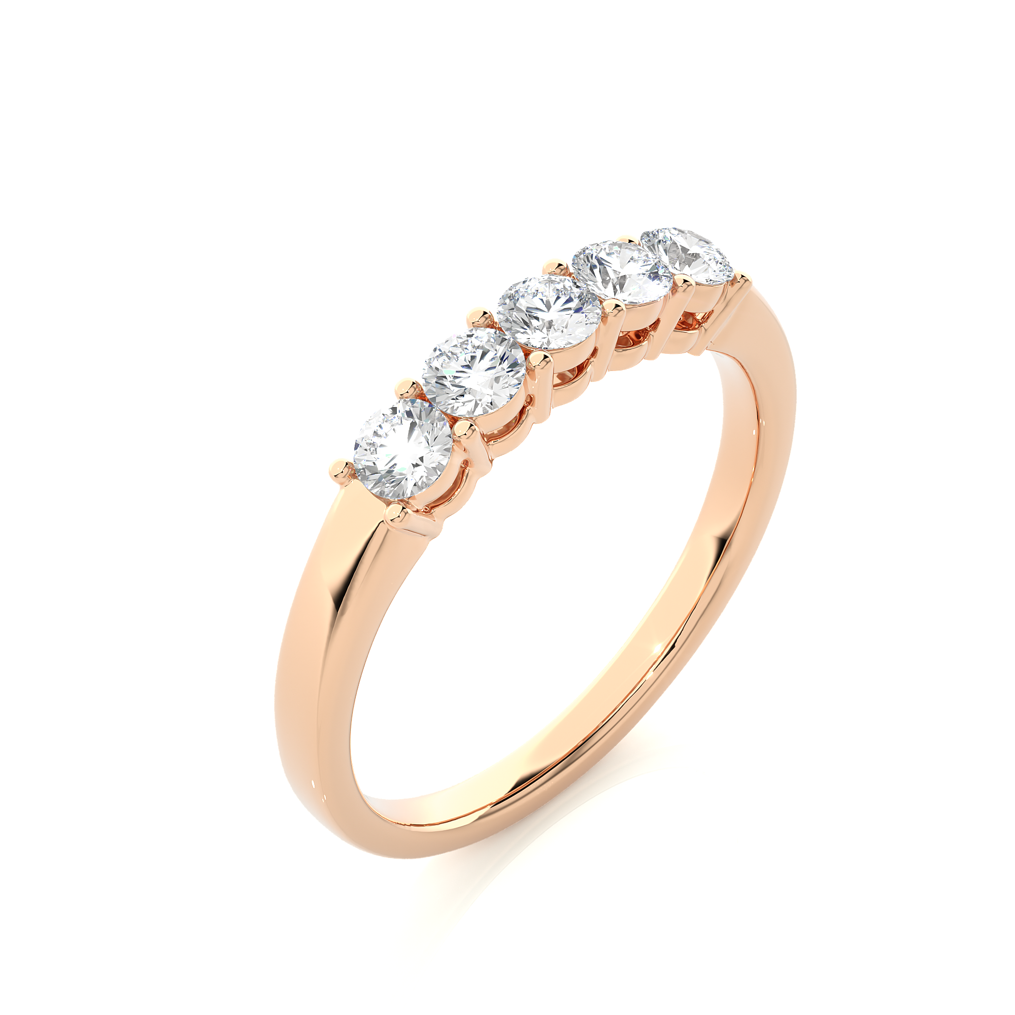 5 Stone Classic Band | Proffini Jewels