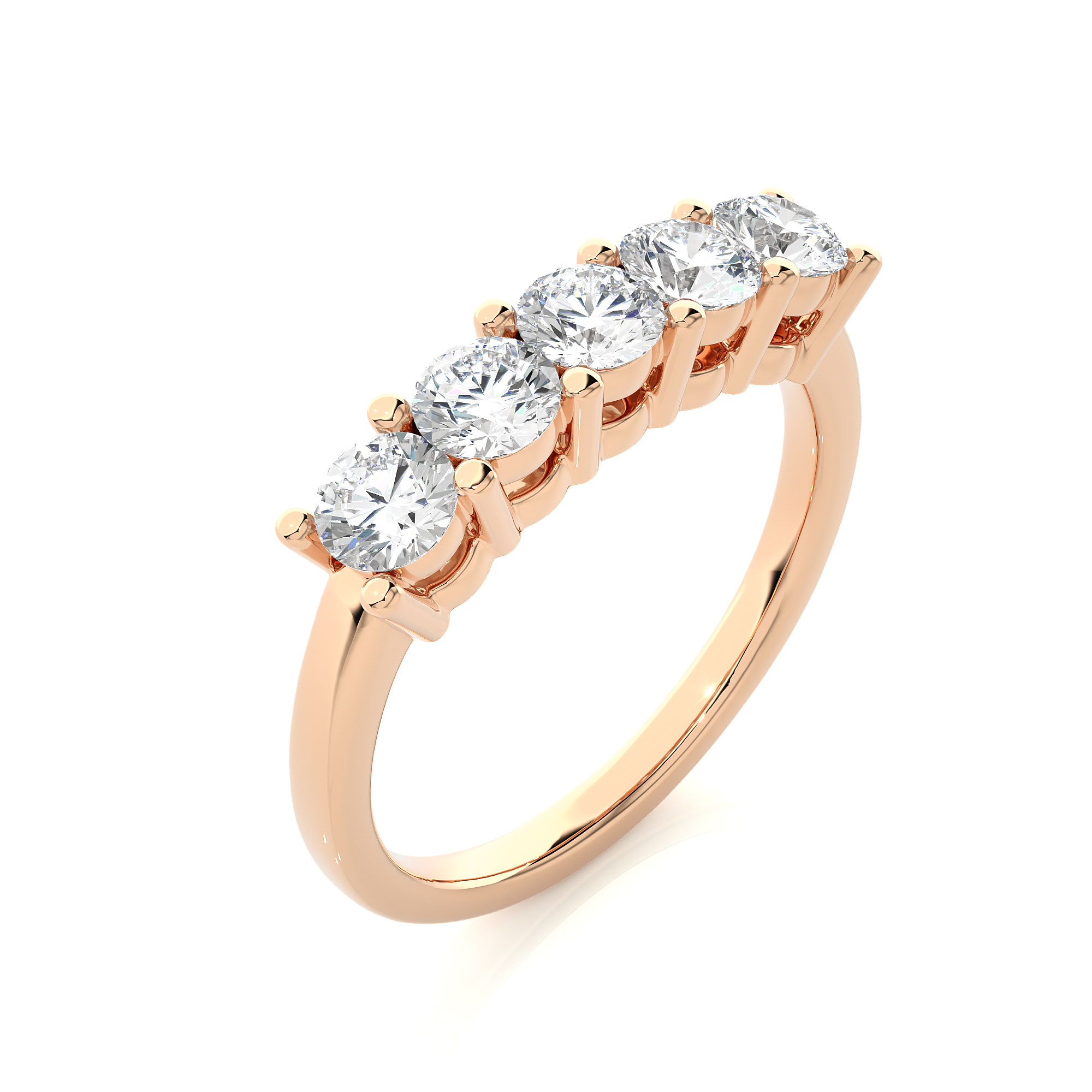 Bold Five-Stone Band | Proffini Jewels