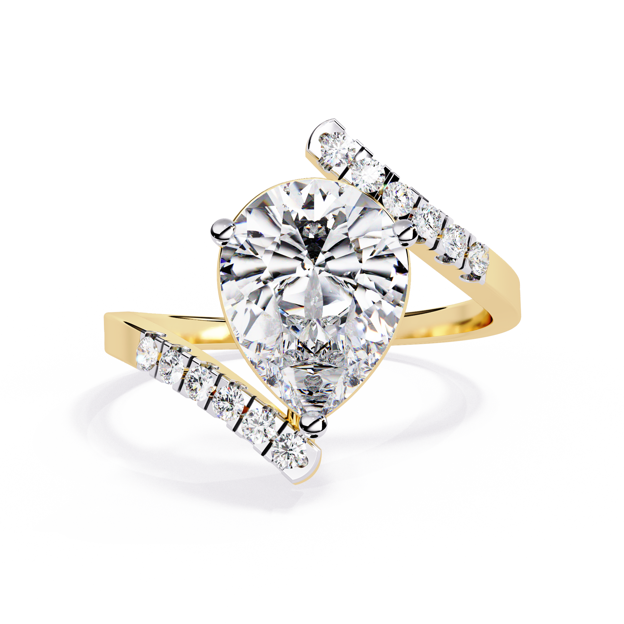 Astra Ring - 1 ct pear | Proffini Jewels